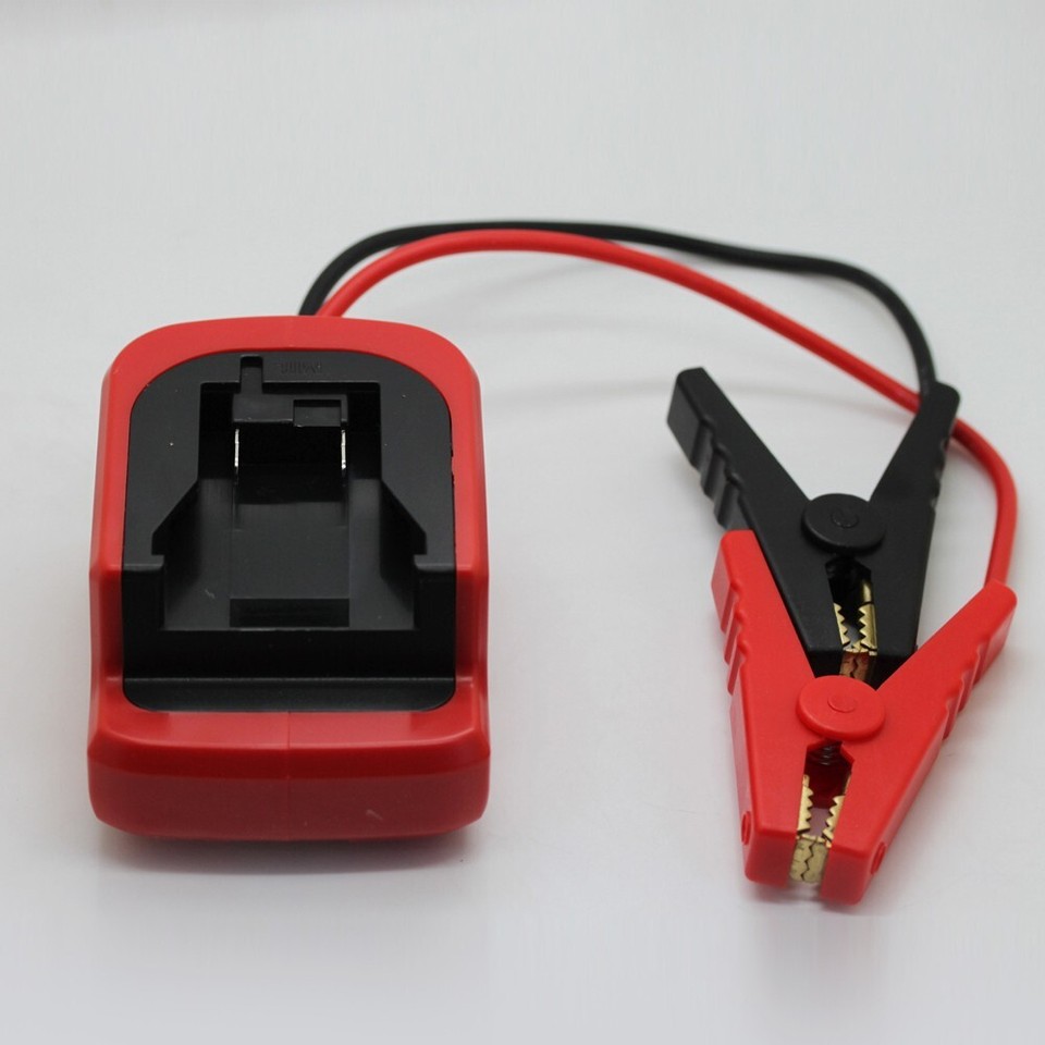 Jumper Cables Jump Starter Charger Adapter Compatible with Milwaukee ...