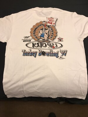 original nos vintage "San Jose KSJO" Rock & Roll Radio Station T Shirt ...