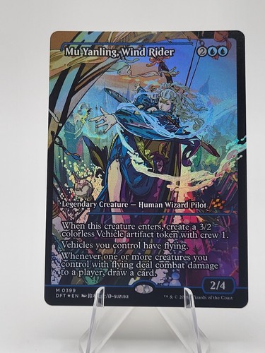 MTG Aetherdrift Mu Yanling, Wind Rider Showcase Foil #0399 NM | eBay