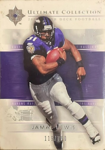 2004 Upper Deck Ultimate Collection #6 Jamal Lewis Platinum 119/750 Ravens | eBay