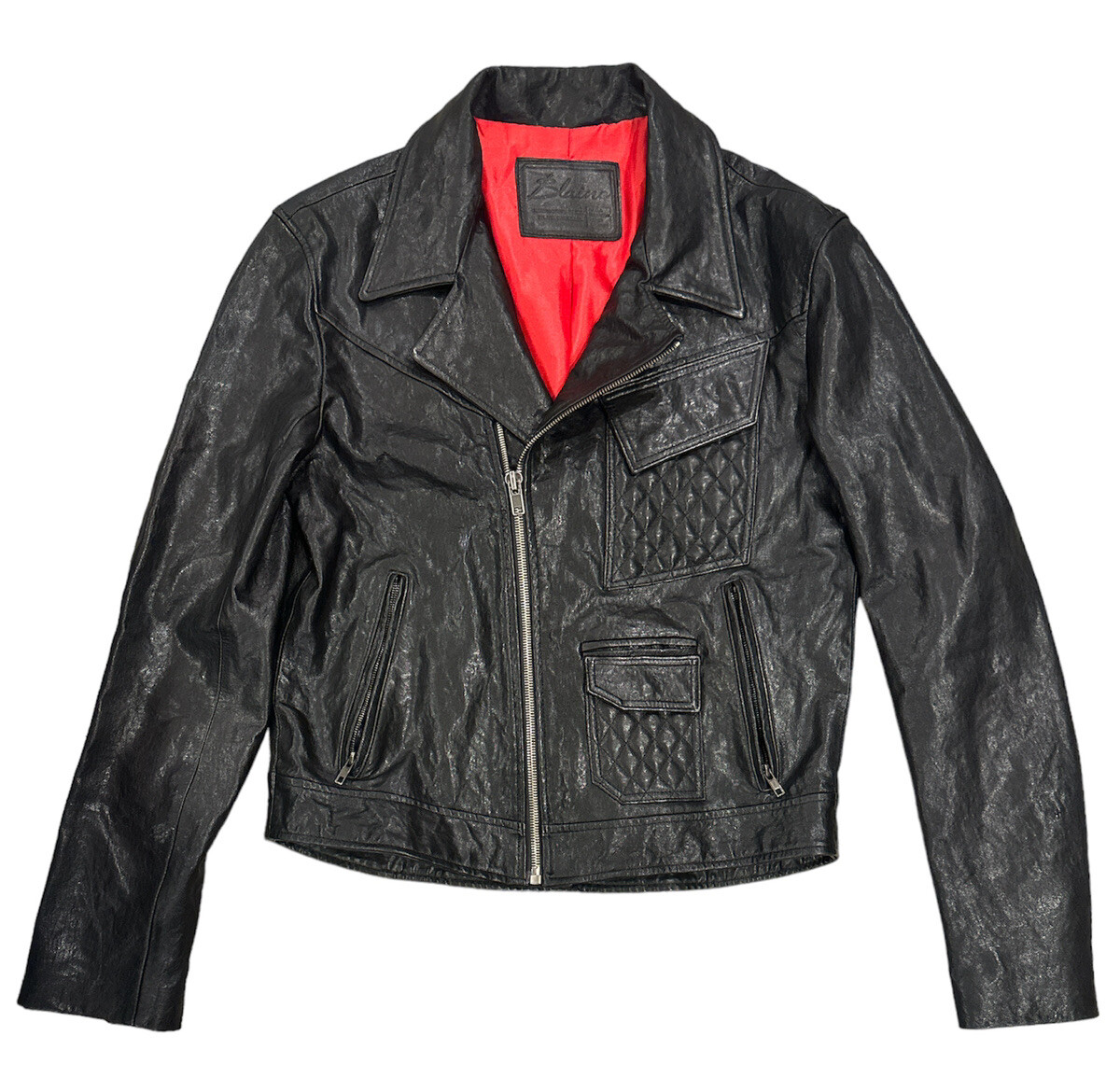 Blaine Label Limited Edition Leather Jacket Moto S /M… - Gem