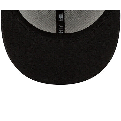 New Era Houston Rockets Fitted Hat NBA League Basic Black On Black Cap ...