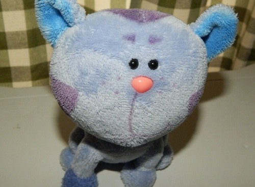 TY Beanie Babies Baby PERIWINKLE Cat Blues Clues 6” Plush Stuffed ...