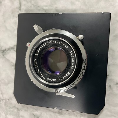 Schneider Optik Kreuznach Repro-Claron Synchro-Compur Germany 210 Lens ...