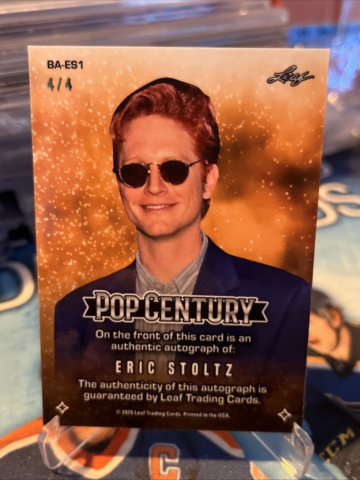 Eric Stoltz 2025 Leaf Pop Century Purple Shimmer Auto /4 BA-ES1 | eBay