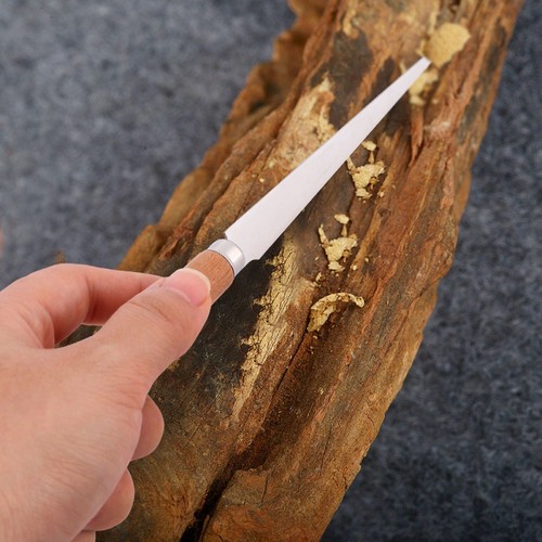 2PCS Fettling Wooden Handle Stainless Steel Art Tool Fettling for clay ...