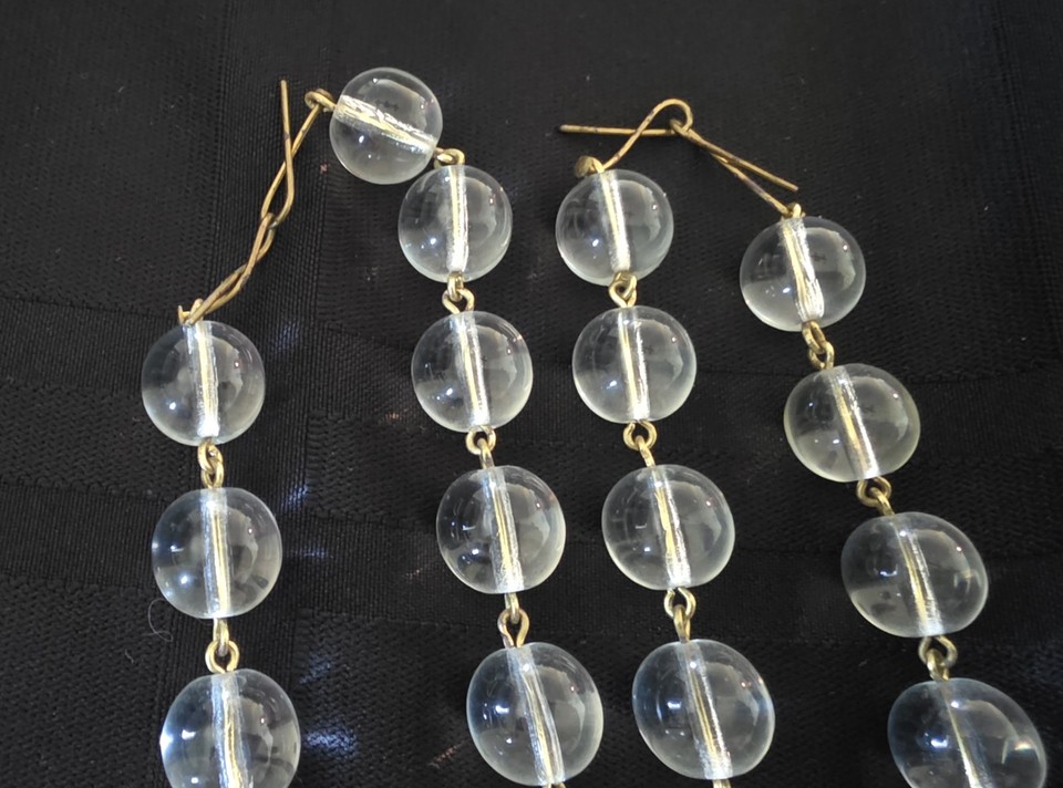 Vintage Beauty Pools of Light Style Necklace & Bracelet Rock Crystal ...
