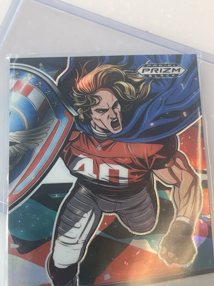 2025 Panini Prizm Black Pat Tillman Cardinals Manga Insert Football ...