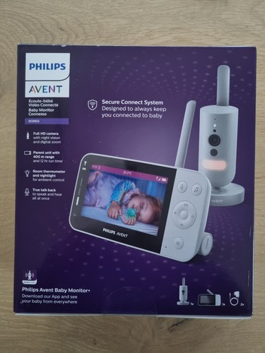 Philips AVENT Connected Videophone Babyfon mit Full HD Kamera (SCD923 ...