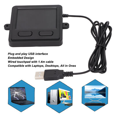 Wired USB Touchpad Portable Trackpad With Slide Touch Scroll And Zoom ...