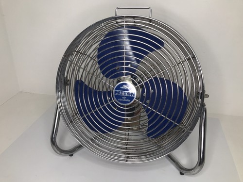 Vintage Patton Air Circulator High Velocity Fan 3-Speed Blue Blades ...