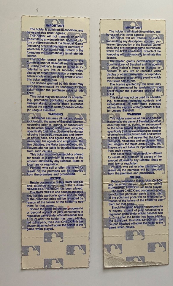 1987 ALCS Ticket Stubs GAME 5–Minnesota Twins @ Tigers—-TWINS CLINCH | eBay