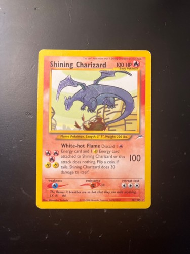 Pokemon TCG Neo Destiny - 107/105 - Rare - Shining Charizard - P107 | eBay