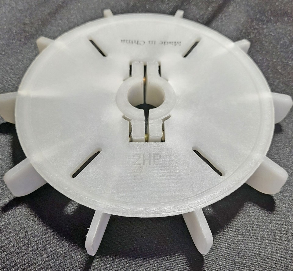 Adjustable Bore Plastic Cooling Fan For 2HP Electric Motors New | eBay