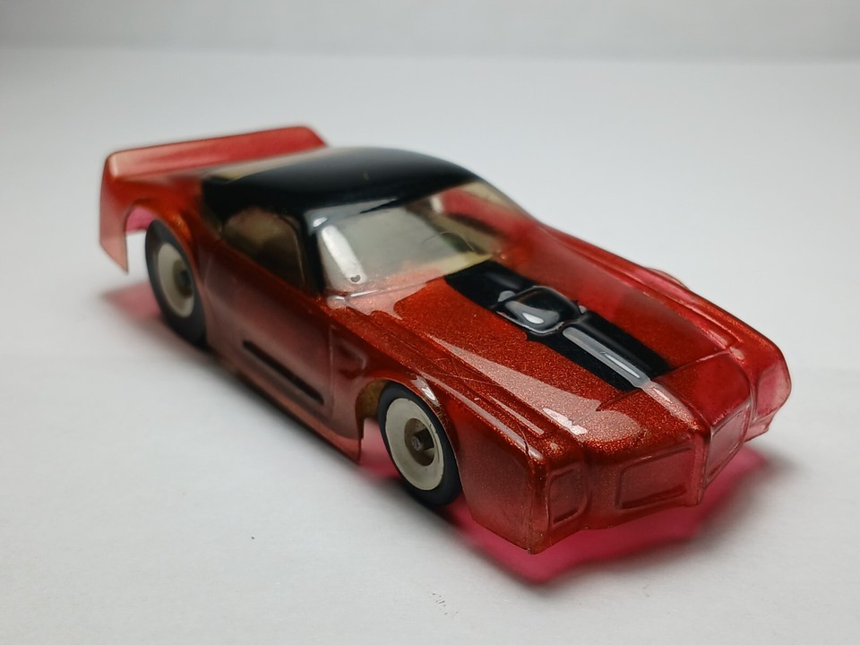 Vintage Riggen HO Slot Car Brass Chassis W/ Riggen Handpainted Body | eBay