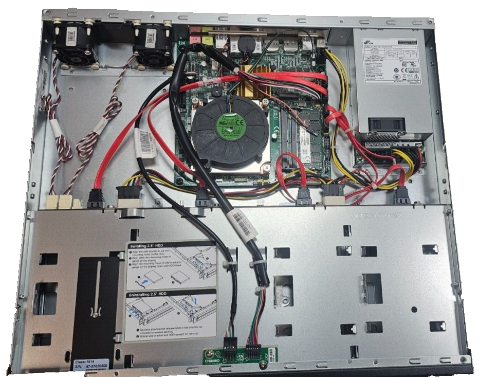 NCR S600 1U NAS Server, i5-8500T, 16GB DDR4, 1x 500GB, W10P 4xLFF ...