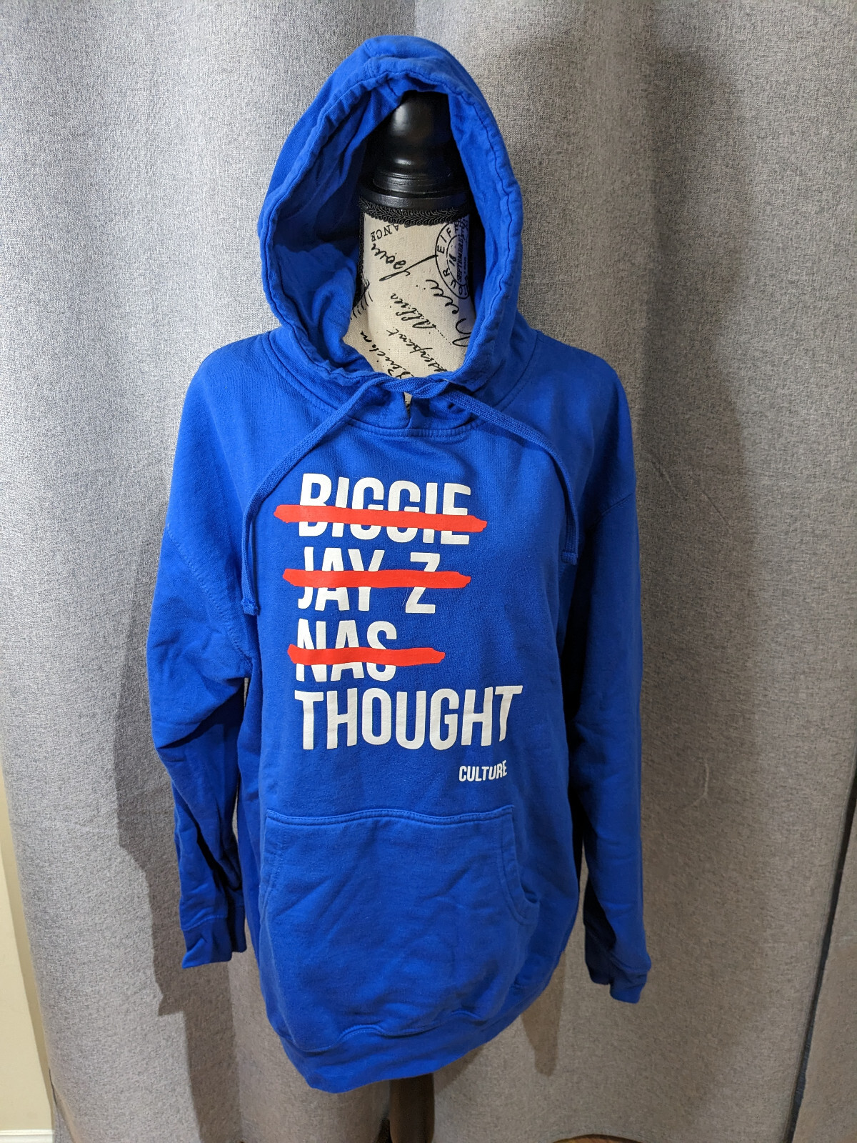 WHO’S THE BEST MC culture clothing hoodie large men's - Gem