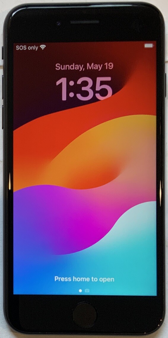 USED GSM UNLOCKED BLACK iPhone SE 2020 2ND GEN, 64GB A2275 MX9K2LL/A ...