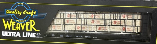 WEAVER ULTRA LINE 50' BULKHEAD FLAT CAR Central New Jersey w/Paper Load ...