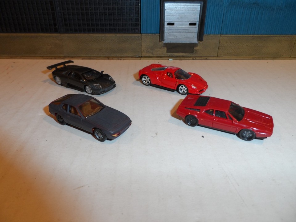 HO SCALE AUTOMOBILES EUROPEAN SPORTS CARS LOT OF 4 C-6 | eBay
