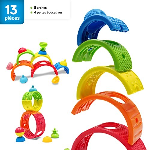 Lalaboom Baby Toy Build an Arch 5 Arches and 8 Pieces BL720 ...