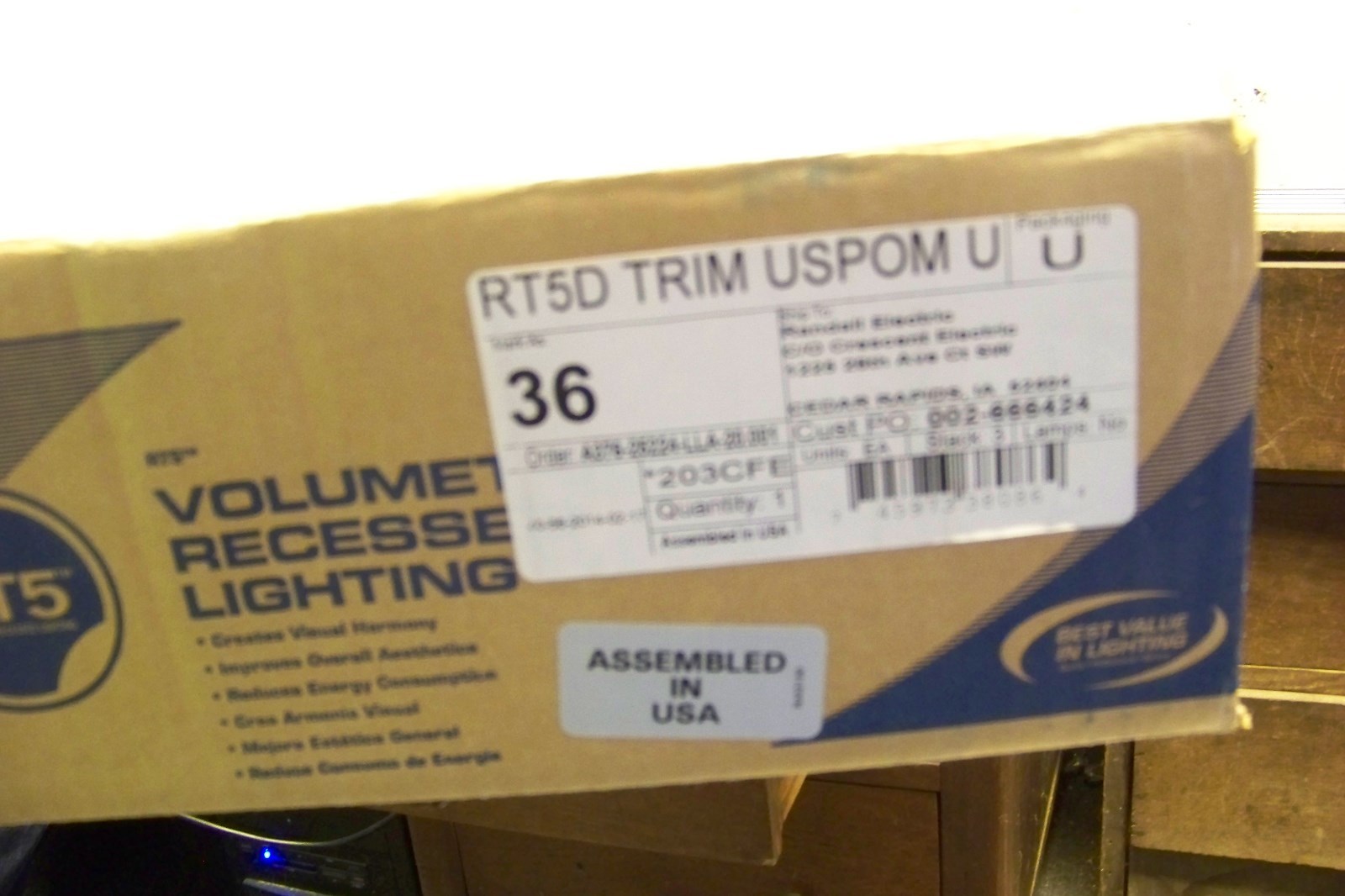 lithonia RT5D trim uspom u 12 x 12 led can light | eBay