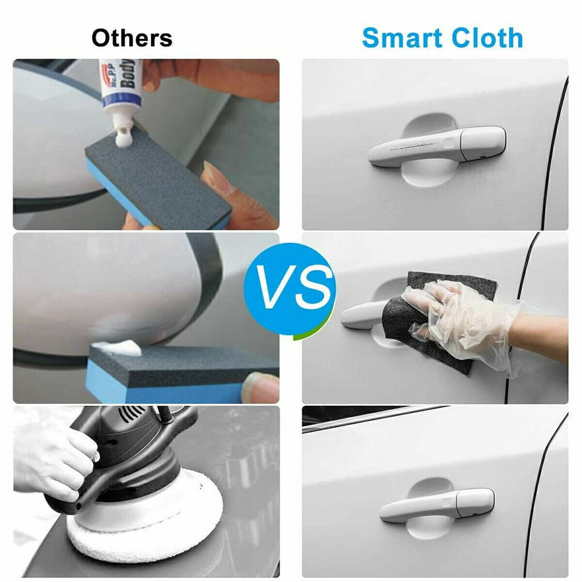 Nano Sparkle Magic Car Scratch Remover Cloth Eraser Polish Surface ...