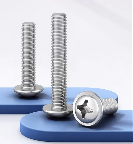 Flanged Phillips Button Head Machine Screws M3 M4 M5 A4 316 Stainless ...