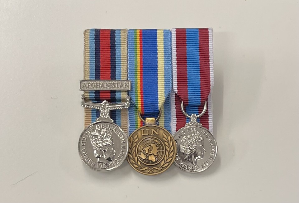 Court Mounted Miniature Medals Army Police Fire Jubilee Coronation LSGC ...
