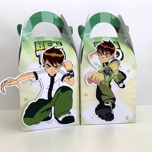 20x Ben 10 Lolly Loot Bag Box. Party Supplies Bunting Cake Cupcake ...