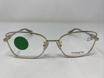 Coach HC 5147 9425 Shiny Light Gold 51-17-140 Full Rim Eyeglasses Frame ...