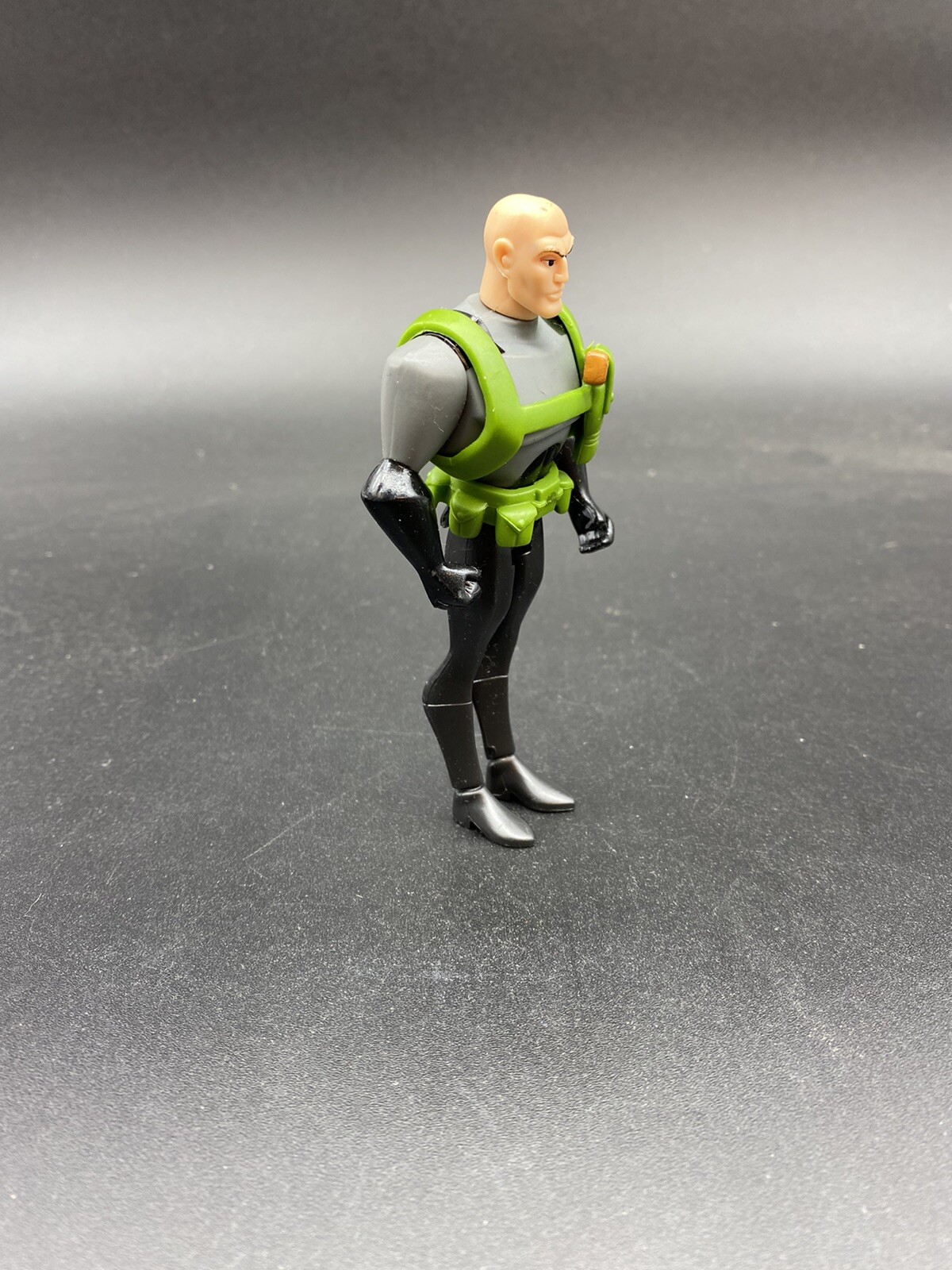 Justice League Unlimited Lex Luthor Kryptonite Gray Suit Holster Action ...