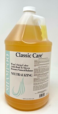 Classic Care Shampoo NEUTRALIZING 128 fl Oz (3,785 ml ) FREE SHIPPING ...