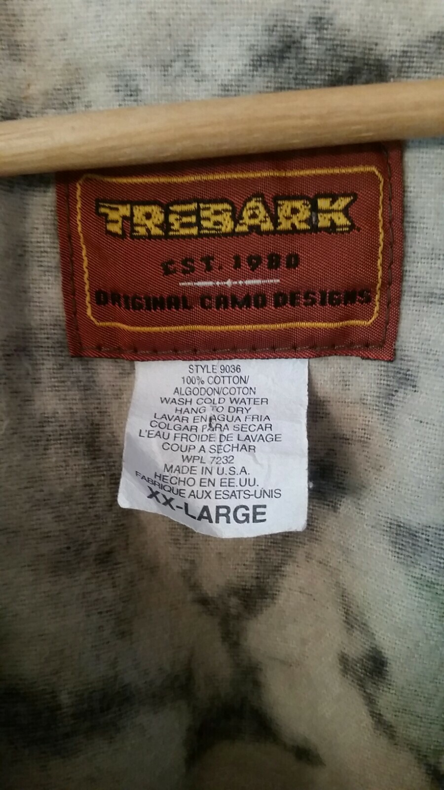 Trebark Big Woods soft Chamois Jacket.Coat. XXL. USA made. Bow hunting ...