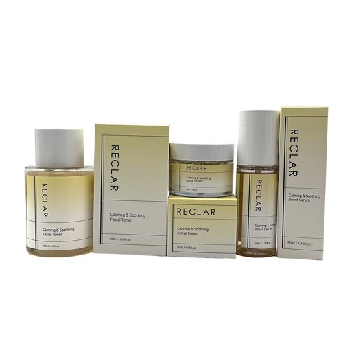 Reclar Korean Luxury Cosmetics Calming Soothing Products(Toner,Cream ...