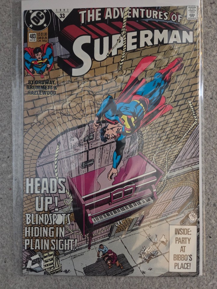 Superman DC Comics Lot of 13 – Action 662 Identity Reveal, Die-Cut ...