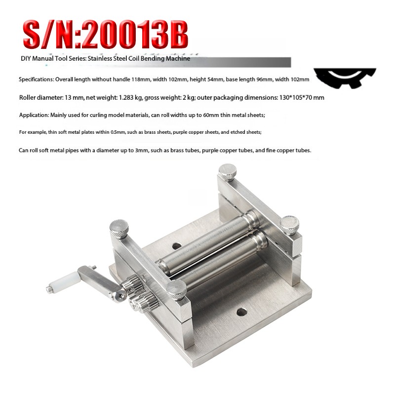 DIY Mini Roll Machine, Hand Tools, Small Metal Model Making, Bending ...