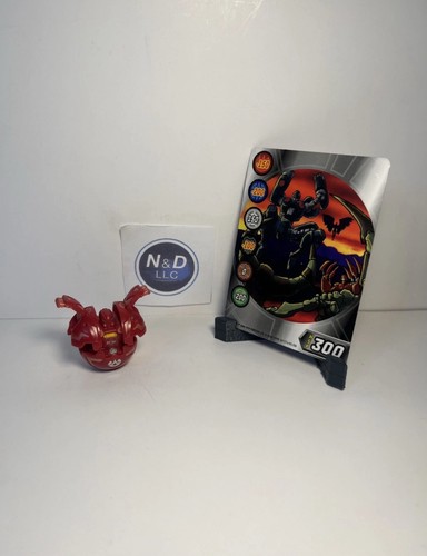 Bakugan Custom Listing Pyrus Fear Ripper And Robotallion With Card | eBay