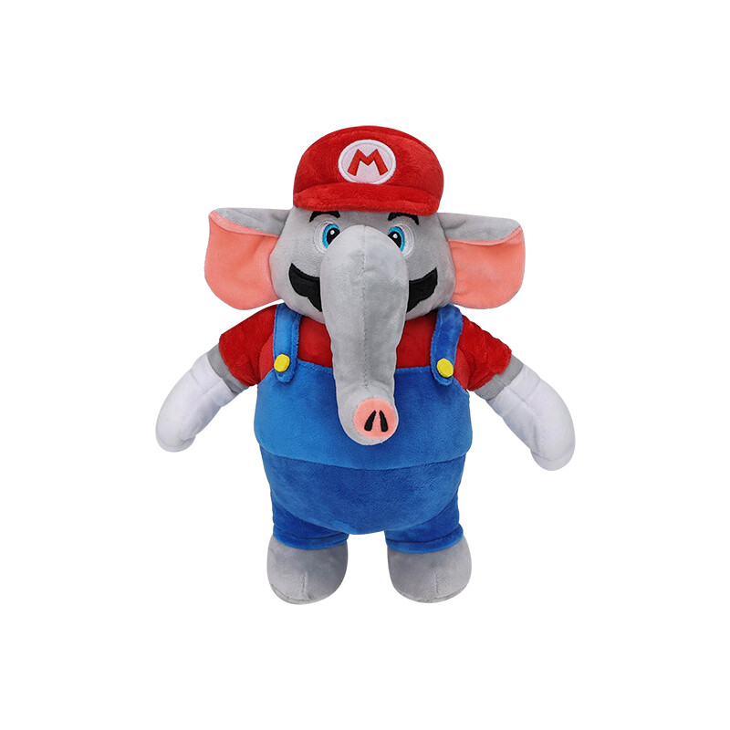 11" Super Mario Bros Wonder Plush Toys Elephant Mario Stuffed Doll Xmas ...