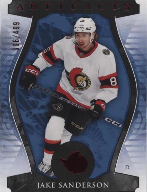 2023-24 Upper Deck Artifacts - Jake Sanderson #79 Ruby /499 for sale ...