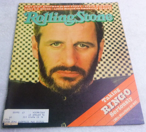 Rolling Stone Magazine April 30, 1981 #342 Ringo Starr, Andy Kaufman ...