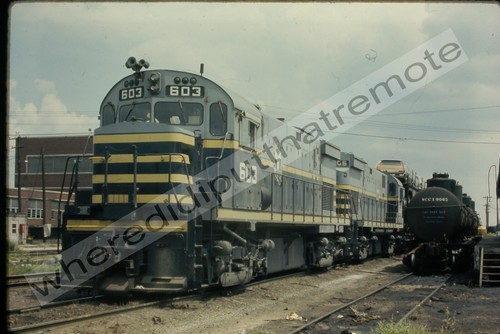 Orig. Slide Belt Railway of Chicago BRC 603 ALCO C424 Proviso IL 8-1969 ...