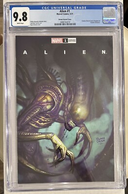 Alien #1 CGC 9.8 BROWN VARIANT Cover (Marvel Comics 2021) Salvador ...