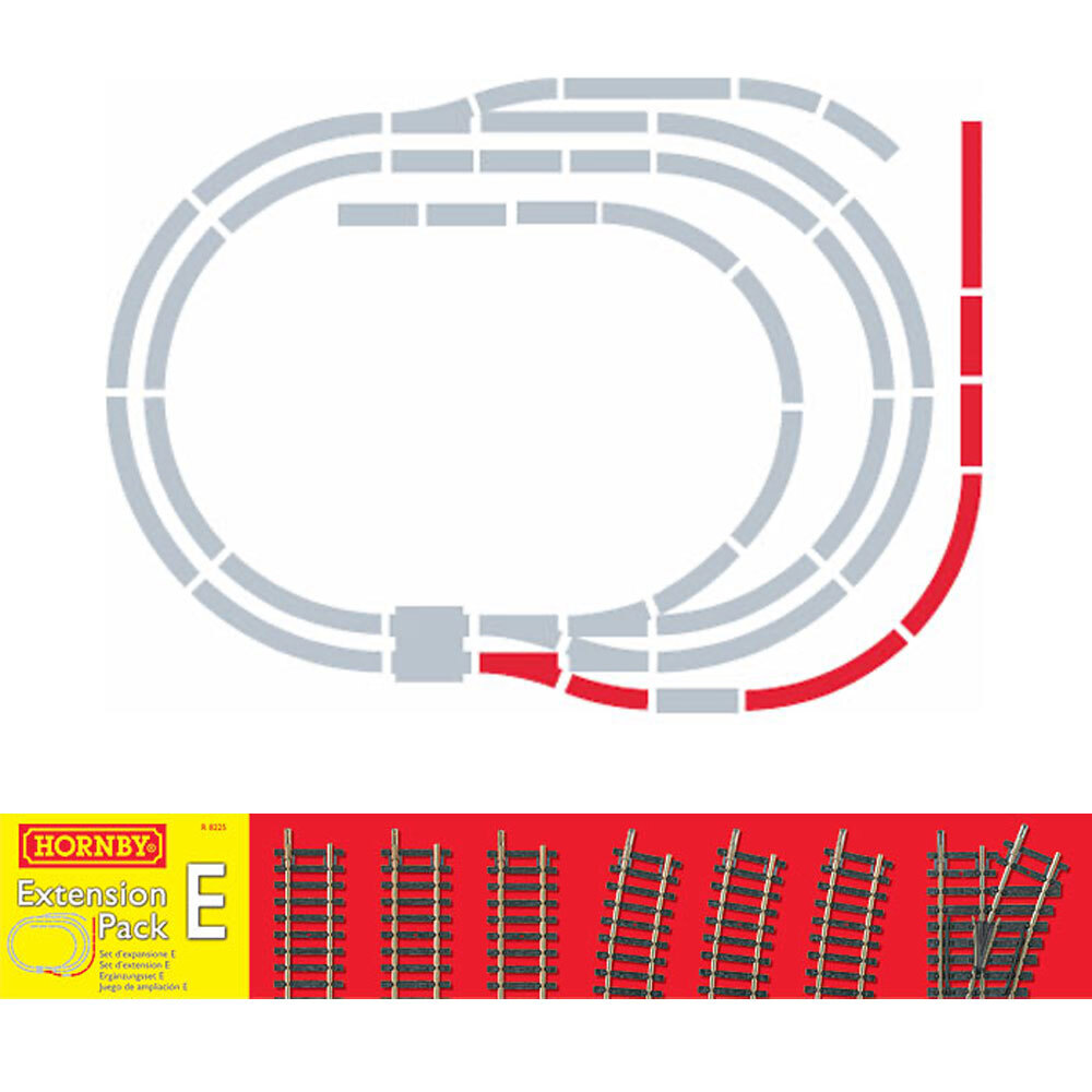 Hornby OO Gauge Track Extension Packs A B C D E F - Pack Choice TrakMat ...