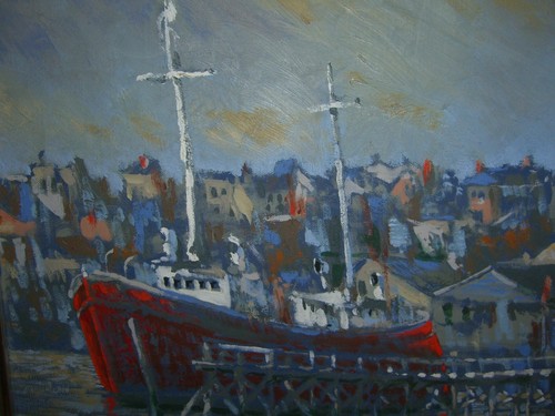 Nantucket Harbor by Mark Whitcombe "Untitled" Listed American Artist ...