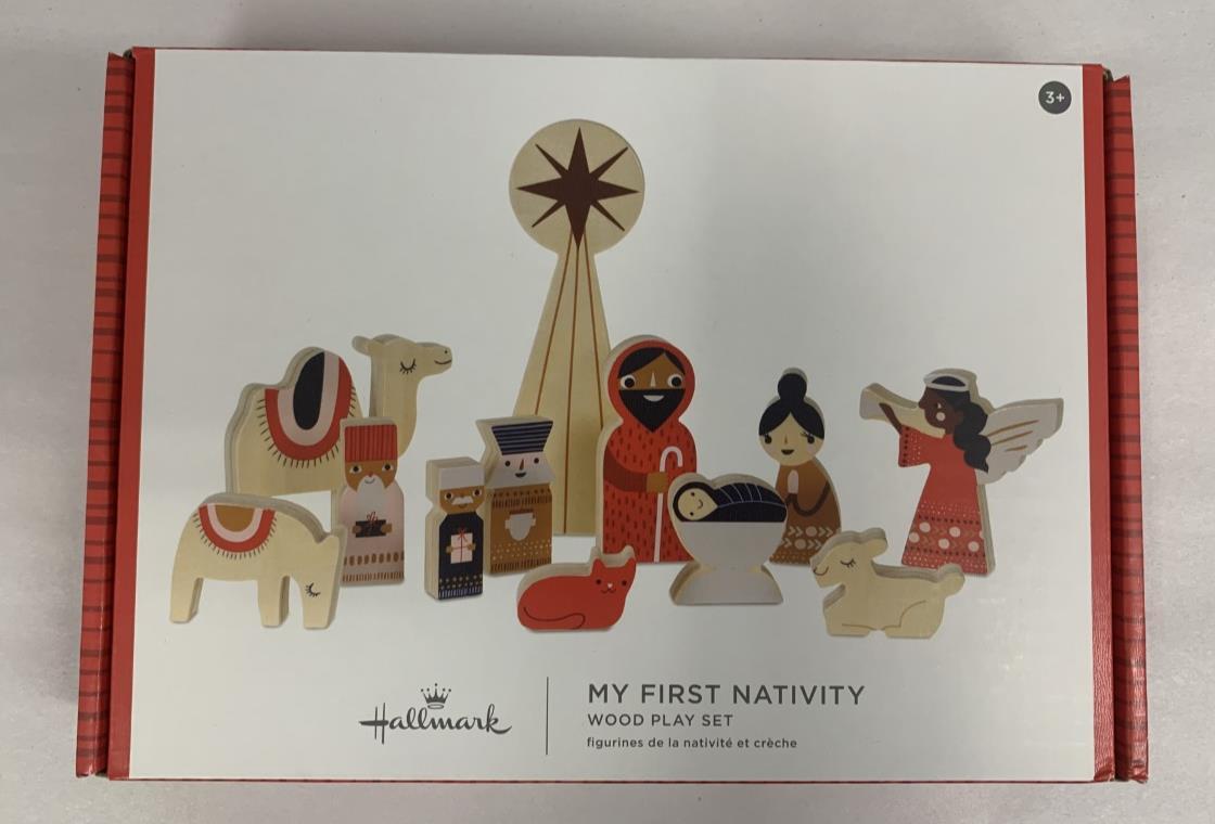 Hallmark My First Nativity Wood Play Set, 12 Pieces | eBay