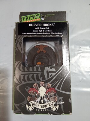 Primos Curved Hooks Crew Cut Turkey Call Latex #1245 NIB includes box ...