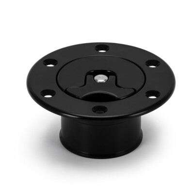 Aircraft Style Hot Rod Gas Fuel Filler Cap Flush Mount Billet 6 Hole ...