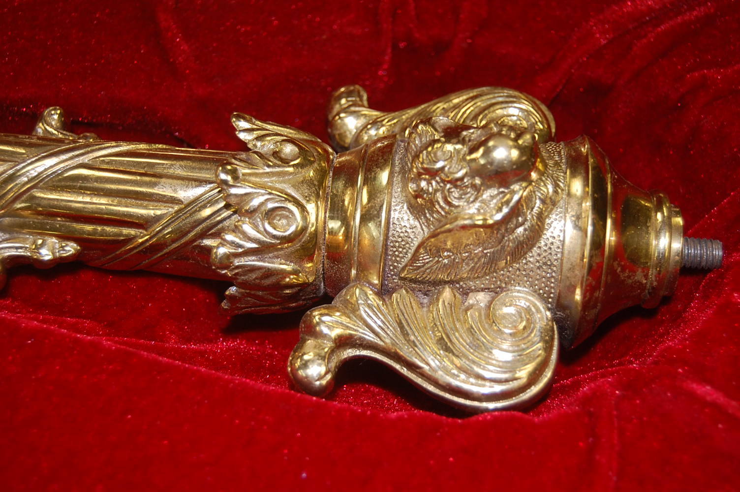 AMAZING NEW GOLD PLATED BISHOP STAFF / CROSIER, TRADITIONAL CHURCH ...