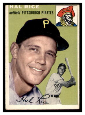 1954 Topps #95 Hal Rice Scan of the Card You'll receive Condition: VG ...